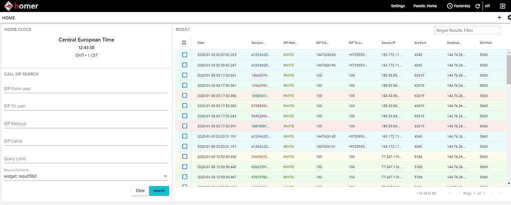 Packet and Event capture system and VoiP/RTC Monitoring Application ...