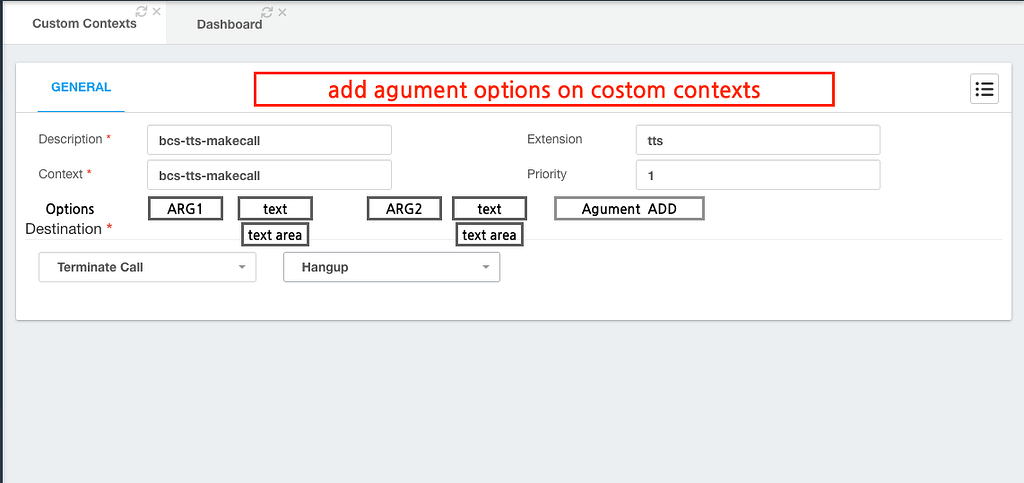 [Custom-Contexts] add options menu for Agument - Wish List - VitalPBX ...