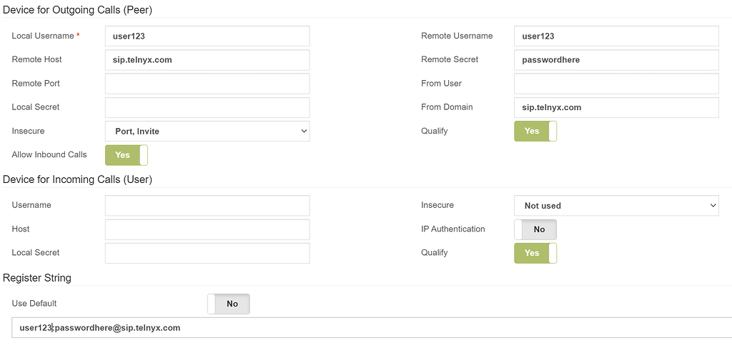 Seeking Advice with Configuring Telnyx SIP Trunk on VitalPBX v4 ...